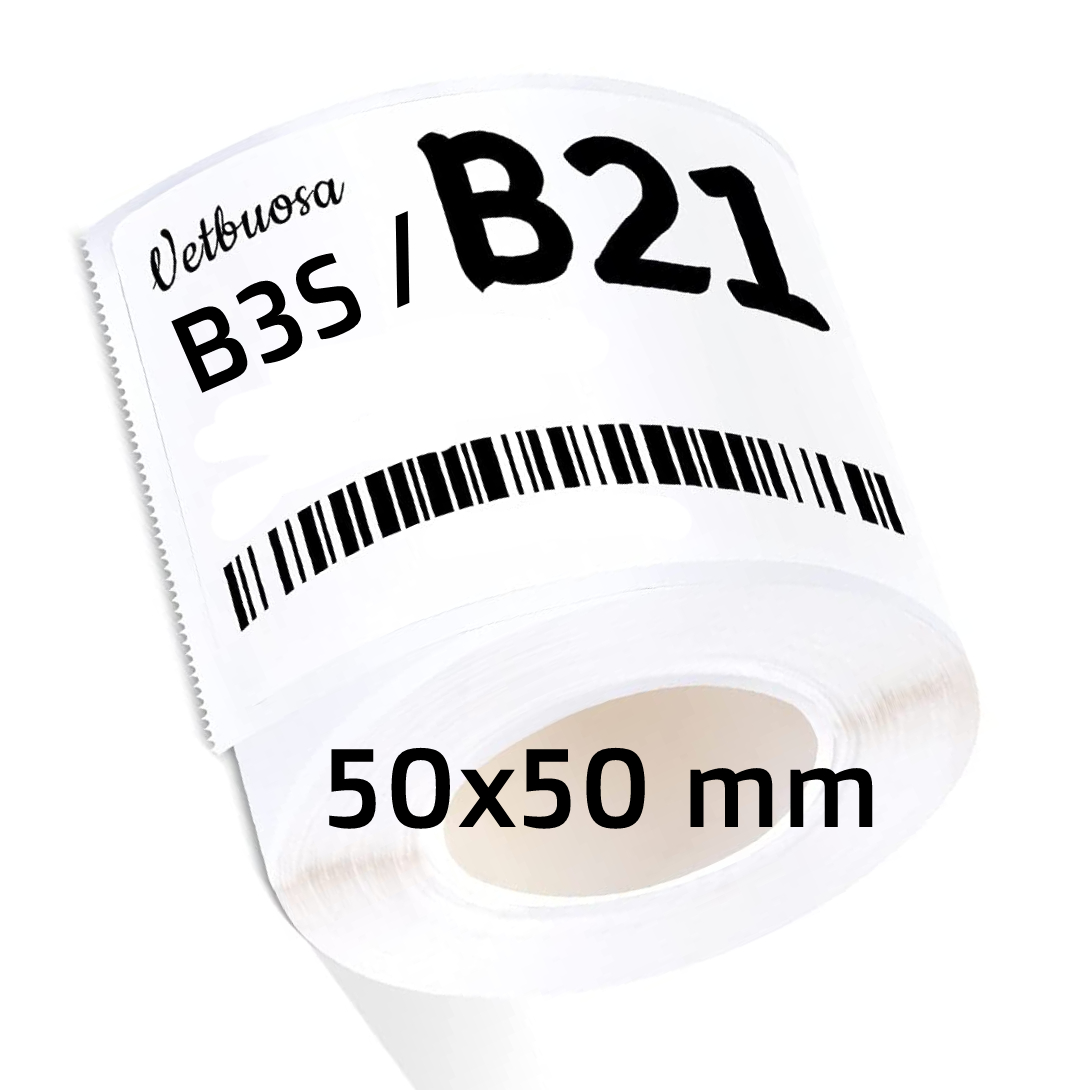 Étiquettes thermiques autocollantes NIIMBOT B21/B3S 50*50mm 150 pièces ...